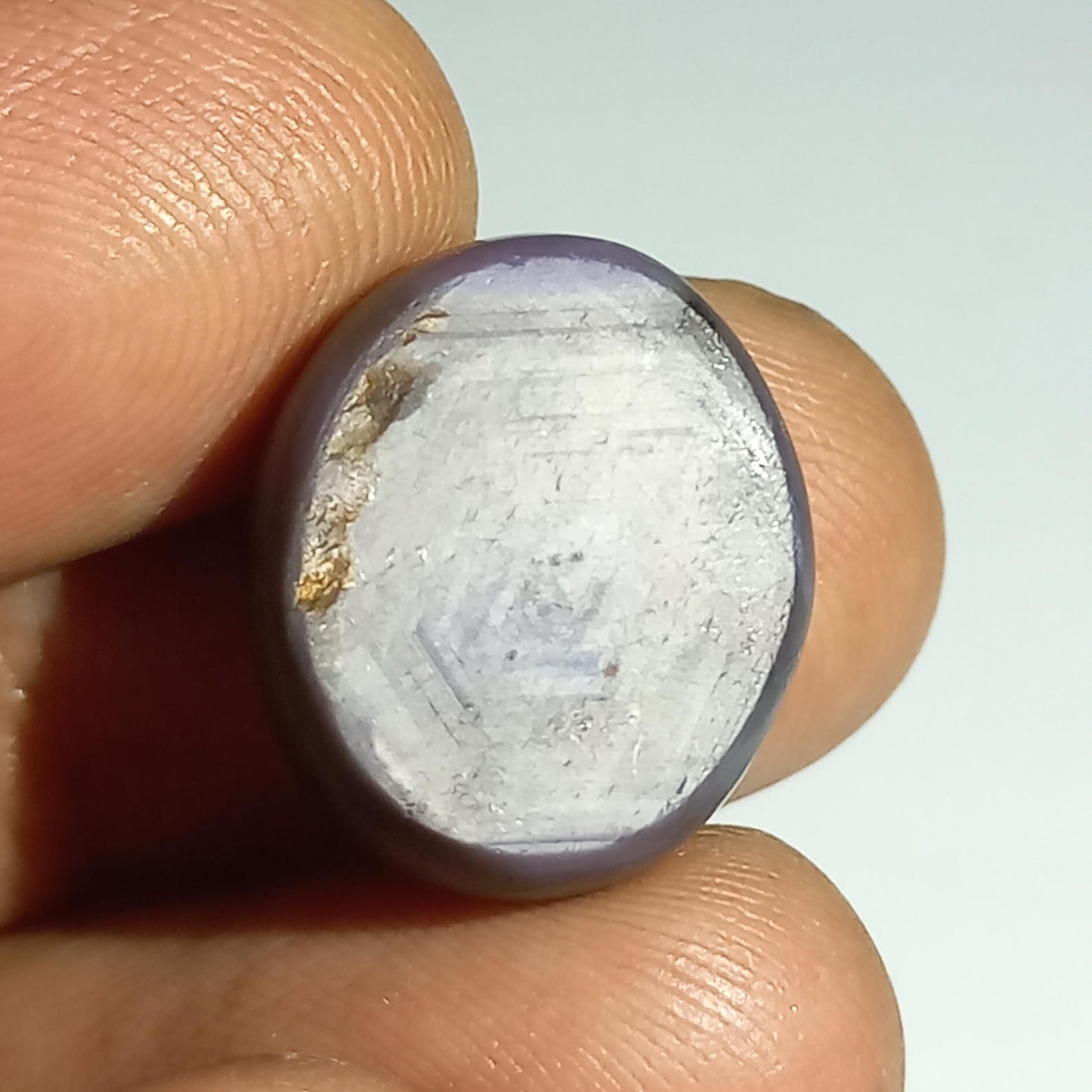 Purple Star Ruby Cabochon: 38ct Indian Gemstone (15x18x11mm) - Etsy