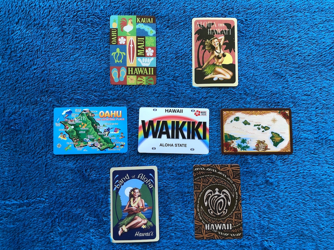 Hawaii Playing Card Variety Pack of Individual Cards - Etsy