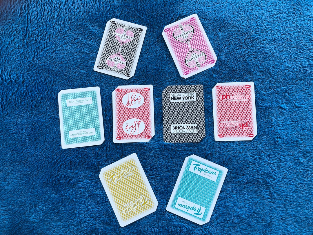 Las Vegas Casino Playing Card Variety Pack of Individual Cards (south ...