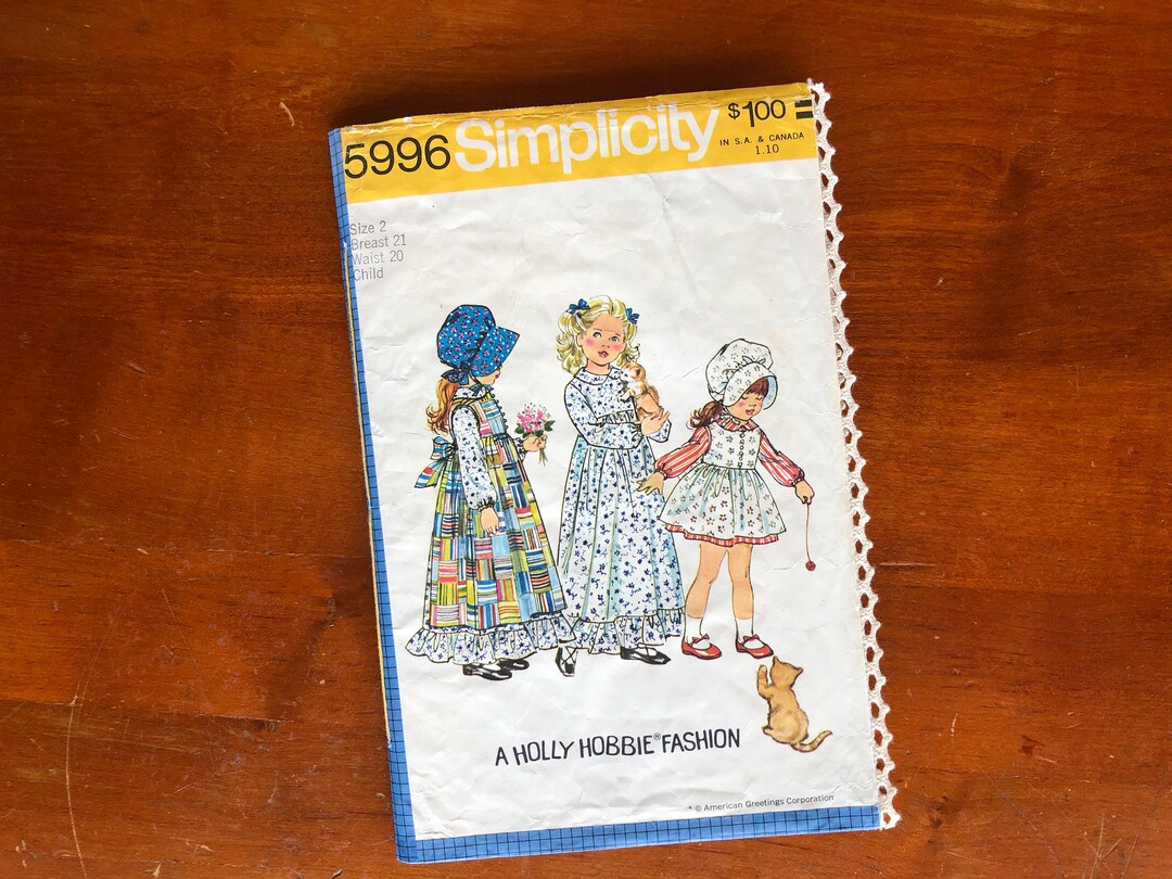 Vintage Sewing Pattern Junk Journal - Blue and Yellow - Etsy