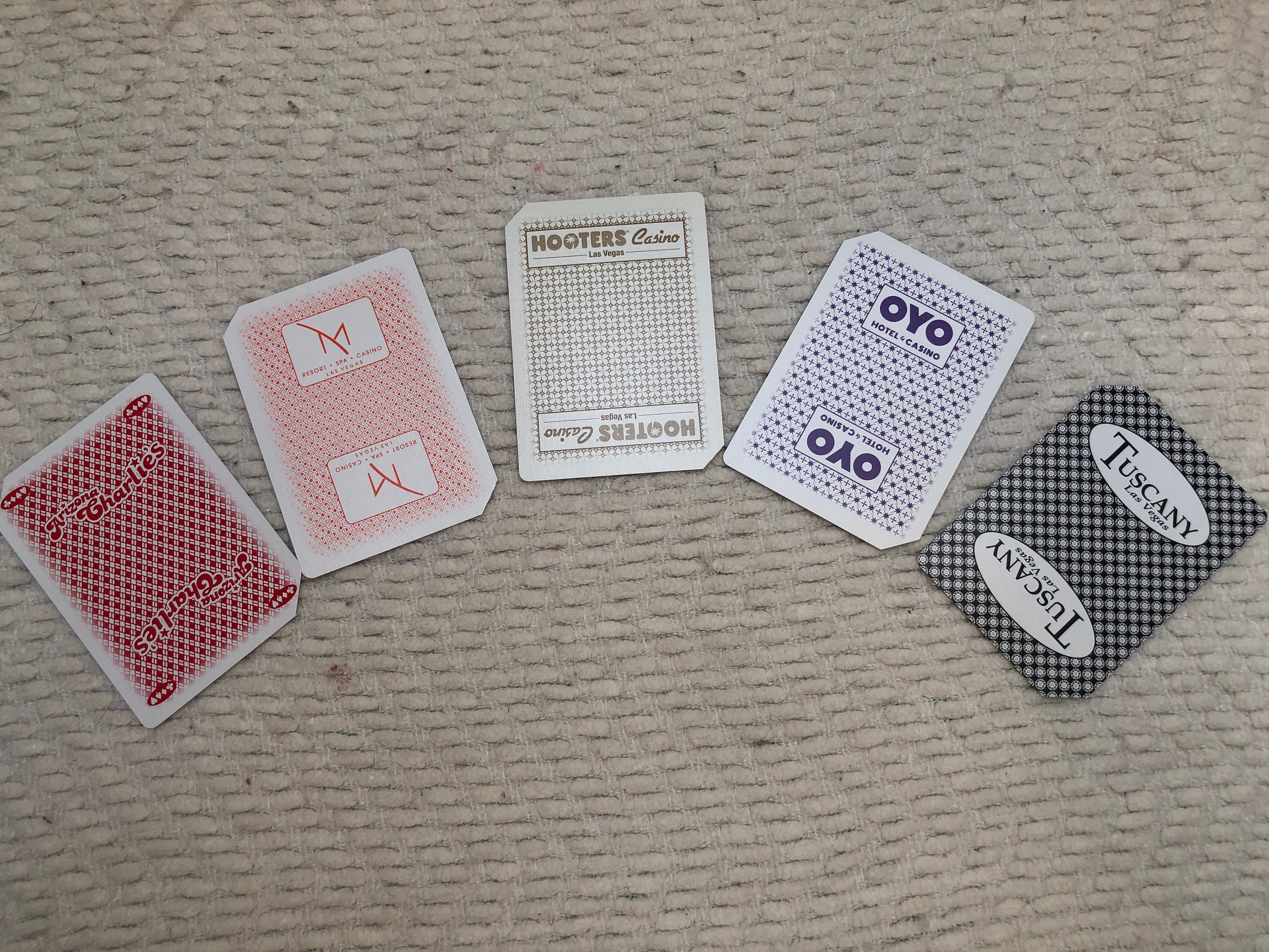 Las Vegas Casino Playing Card Variety Pack of Individual Cards (off ...