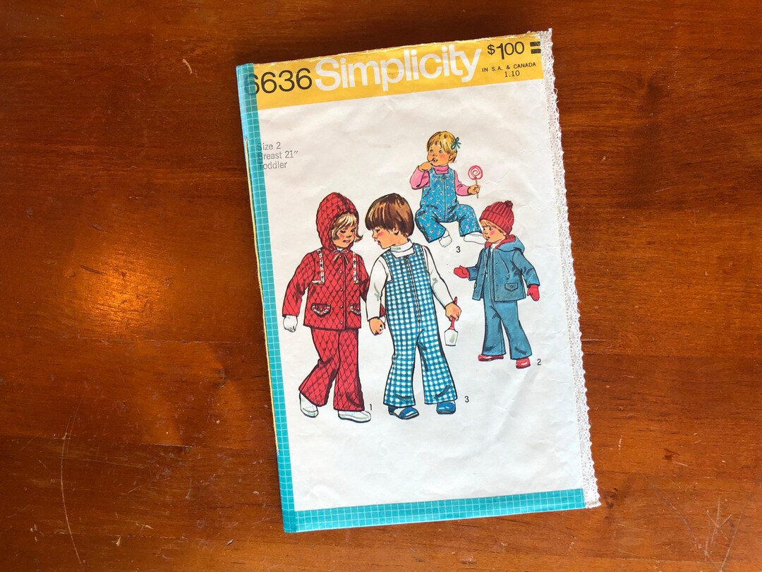 Vintage Sewing Pattern Junk Journal - Yellow and Teal - Etsy