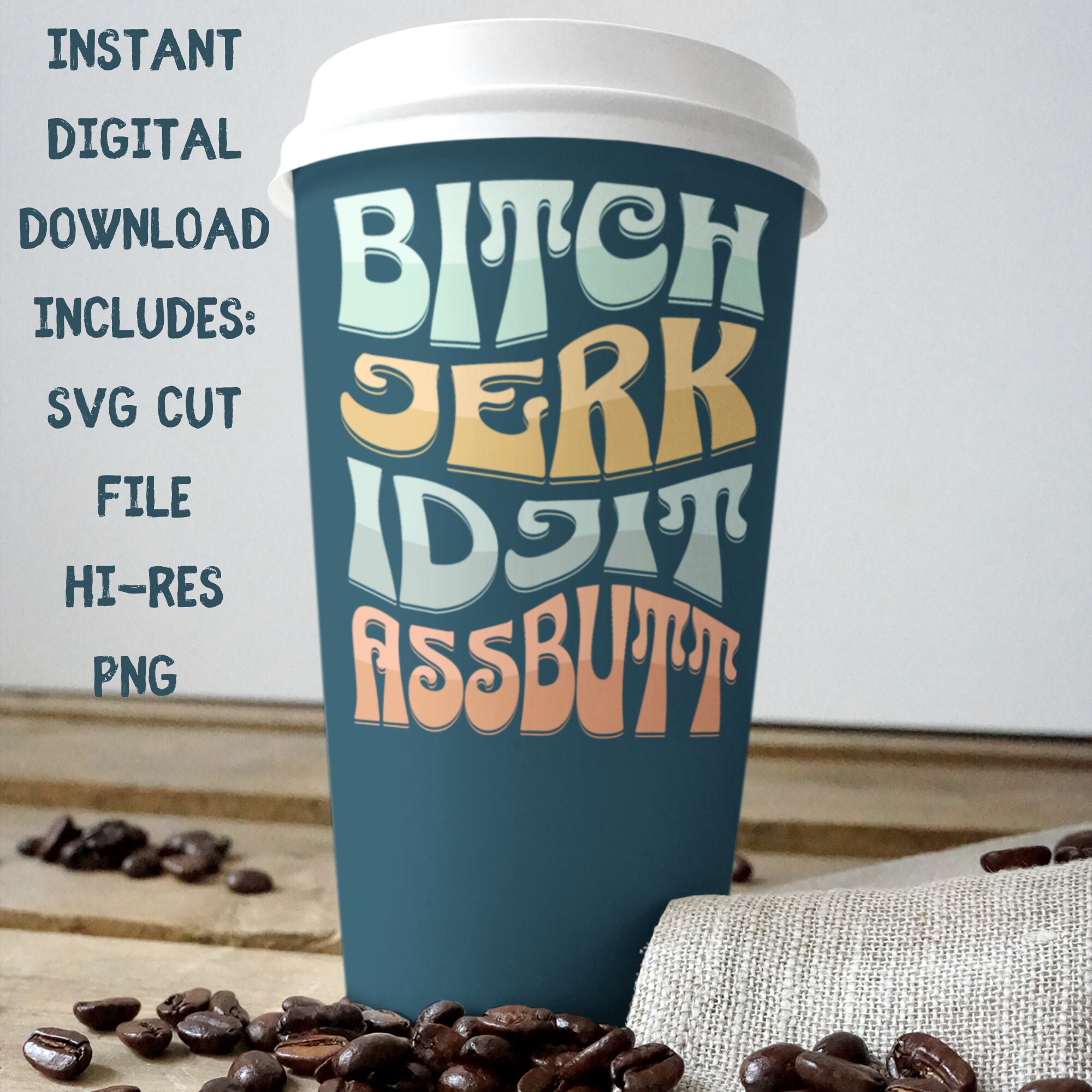 Supernatural Retro Swears SVG the Winchesters Digital - Etsy