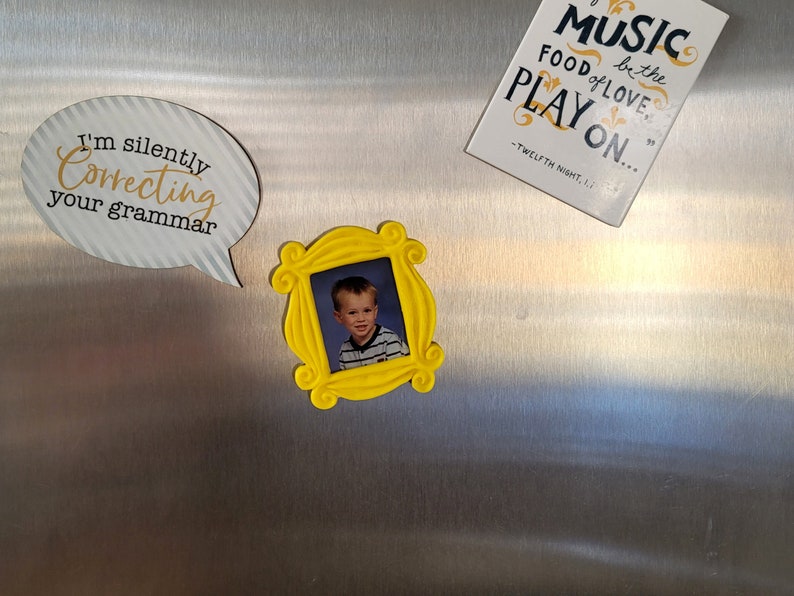 FRIENDS TV Show Yellow Frame Refrigerator Magnet - Etsy