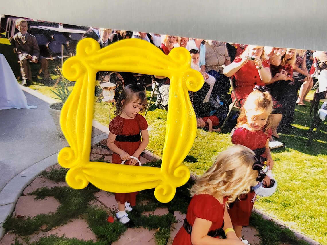 FRIENDS TV Show - Yellow Frame Refrigerator Magnet - Etsy