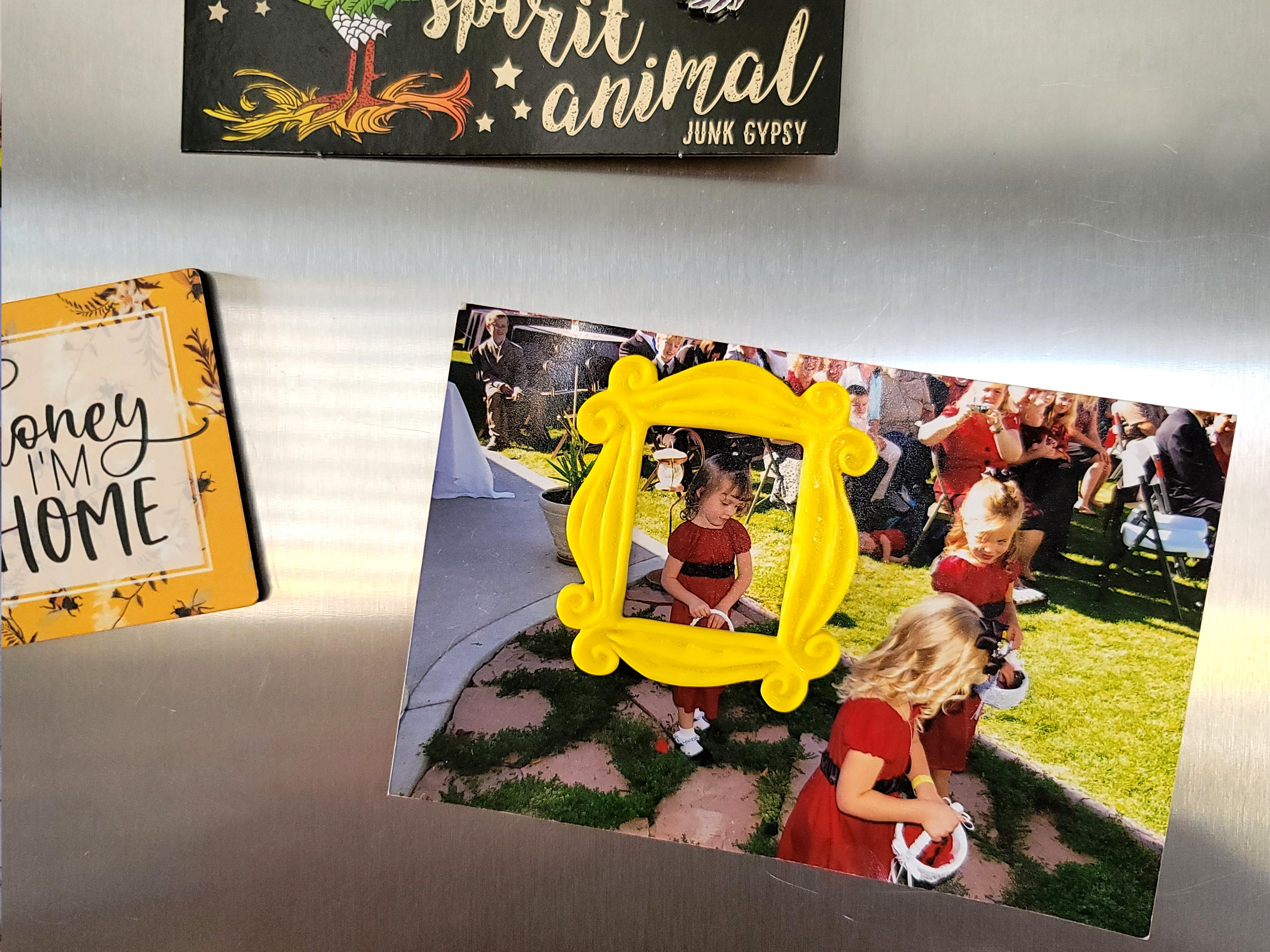 FRIENDS TV Show - Yellow Frame Refrigerator Magnet - Etsy