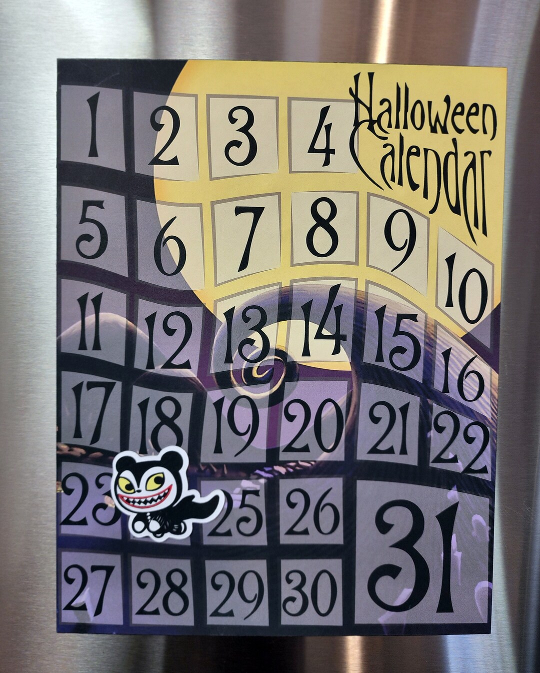 Halloween Advent Calendar Nightmare Before Christmas Inspired Jack and ...