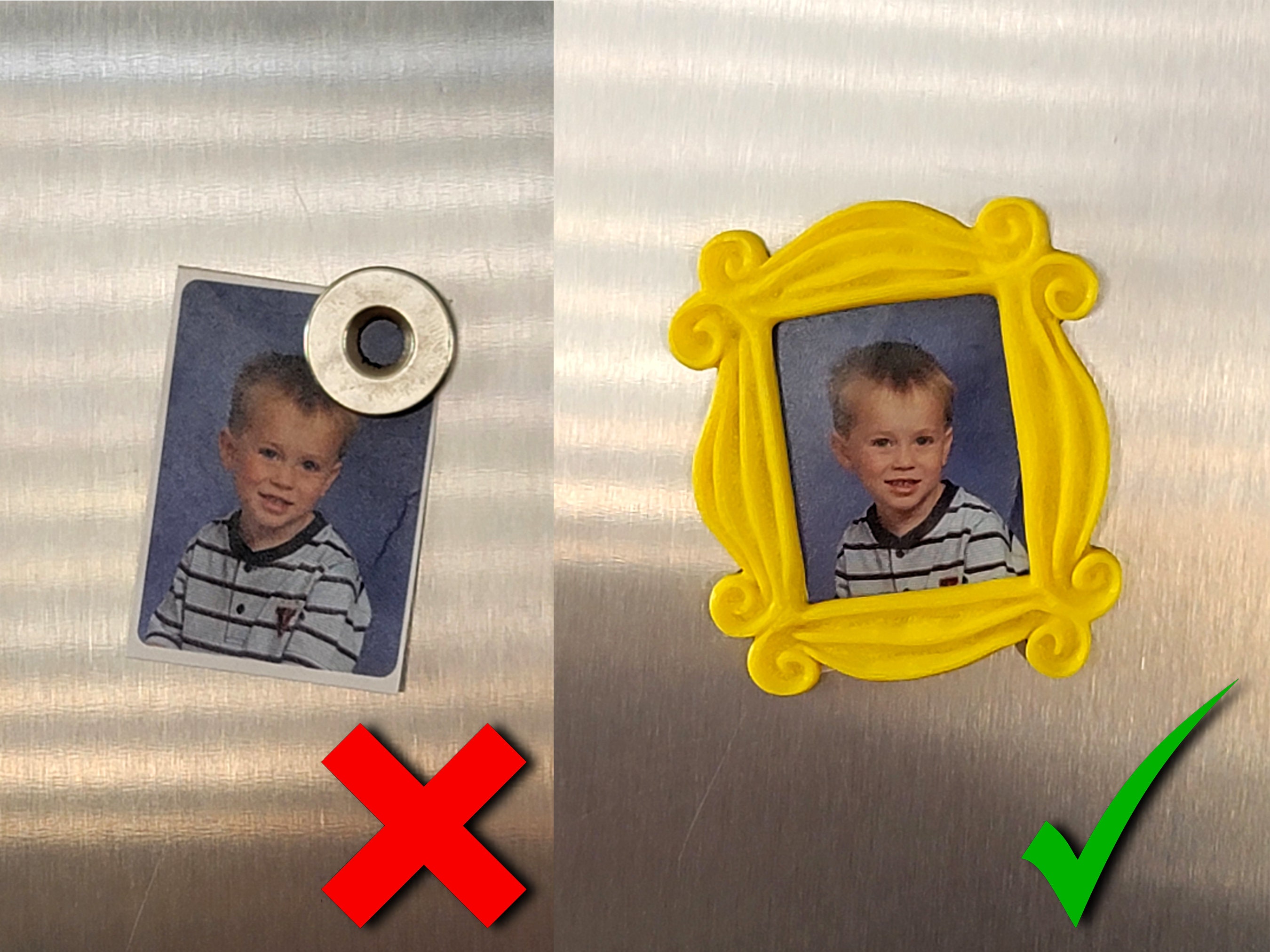 FRIENDS TV Show - Yellow Frame Refrigerator Magnet - Etsy