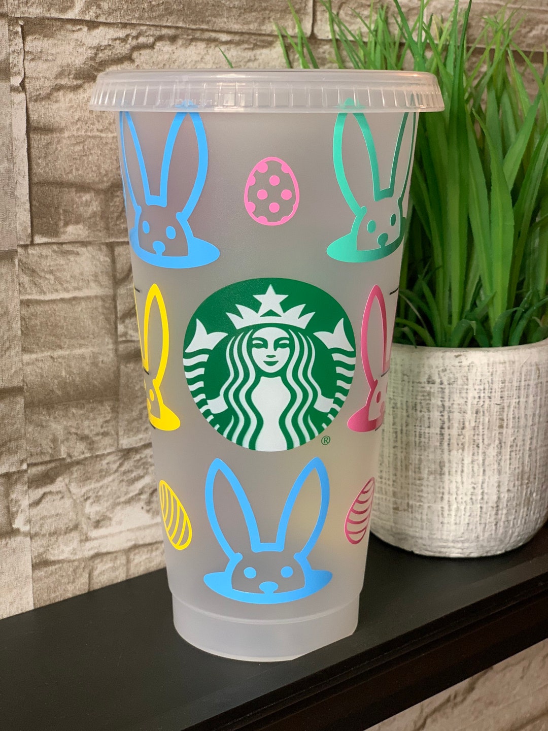 Starbucks Easter Cup| Easter Bunny Starbucks| Easter Gifts| Easter Cold ...