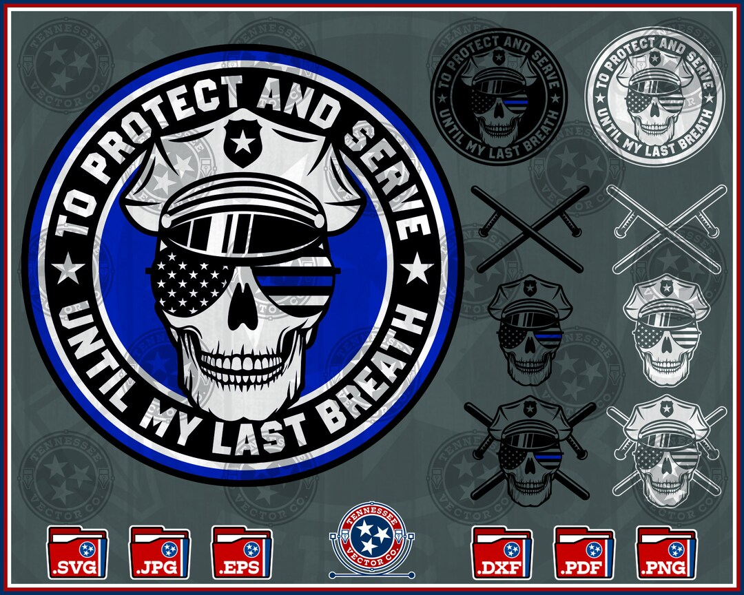Thin Blue Line Svg, Back the Blue, Law Enforcement, Police Svg, Protect ...
