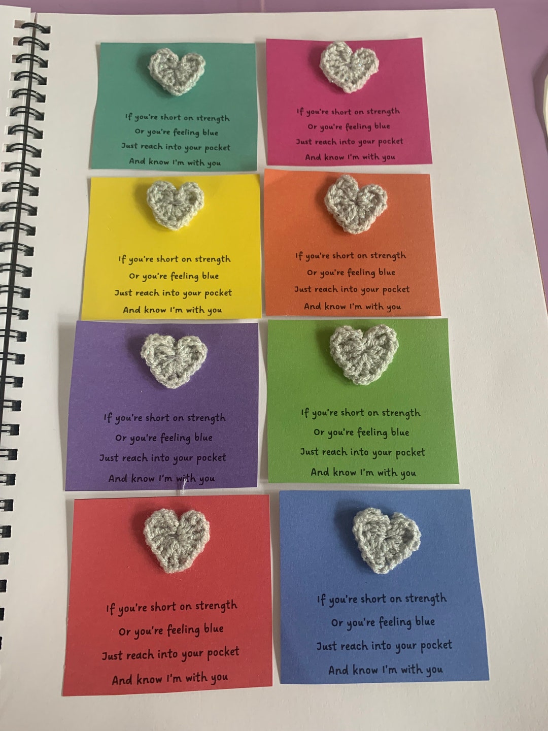 Handmade Pocket Hugs With Motivational Quotes - Etsy