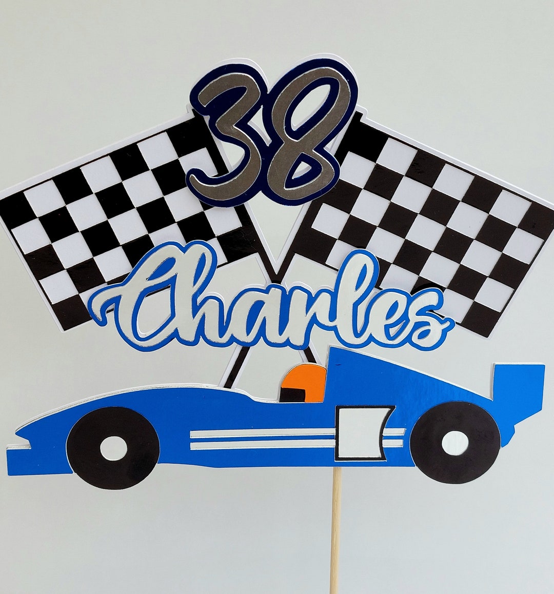 Racing Cake Topper, Car Racing, Bike Racing Cake Topper, Motorsport ...