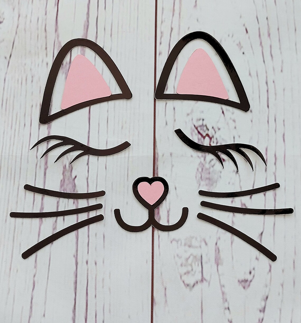 Cat Face Cake Topper Cat Face Set Cat Face Cake Decoration - Etsy
