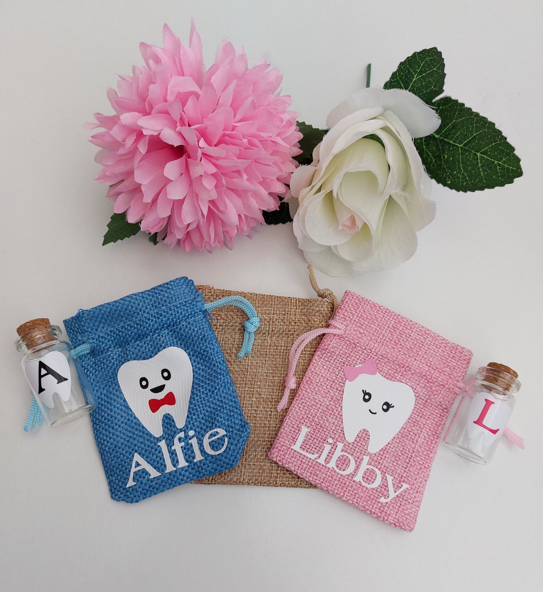 Tooth Fairy Bag, Tooth Fairy Pouch, Tooth Fairy Jar, Personalised ...