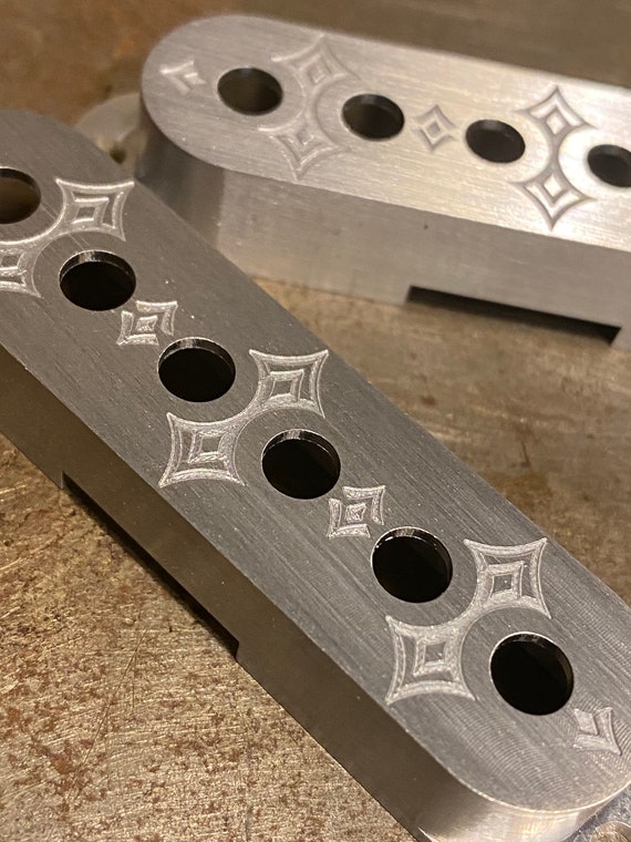 Custom Engraved Stratocaster Single Coil Guitar Pickup Covers - Etsy