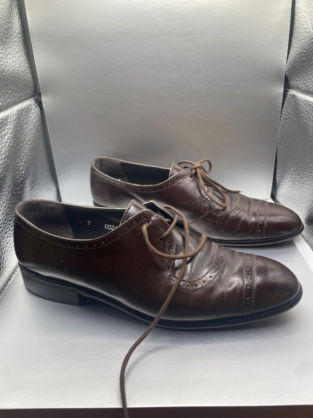 Joan and David Brown Leather Lace up Loafers Women’s Size 7 - Etsy