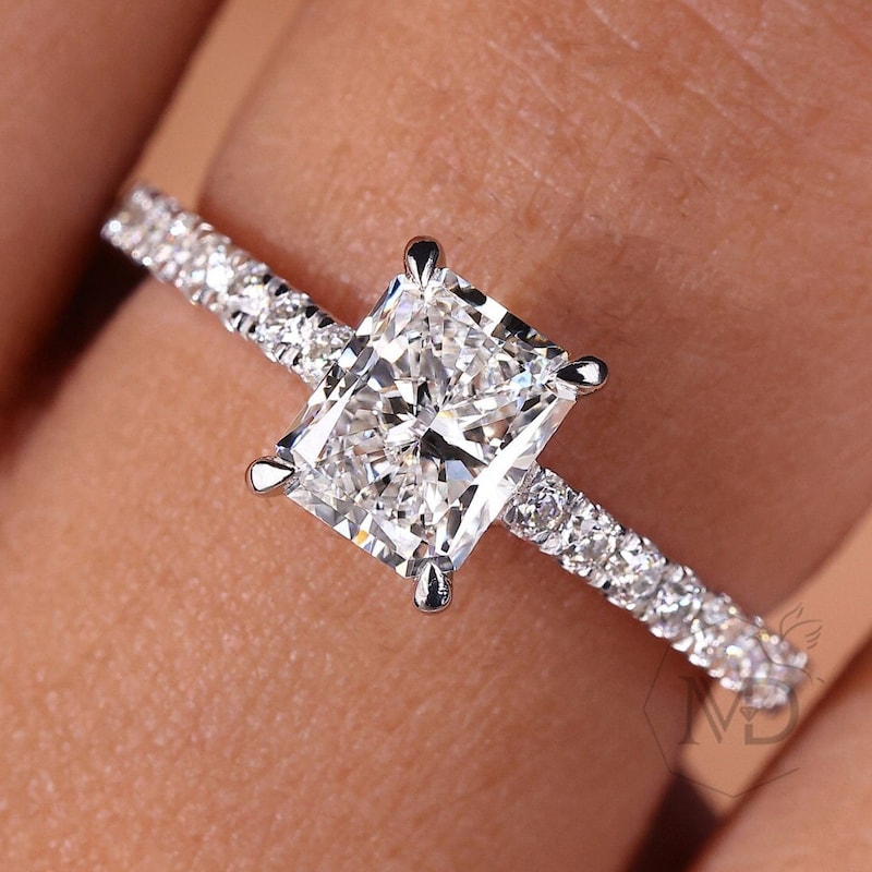 Lab Engagement Rings - Etsy