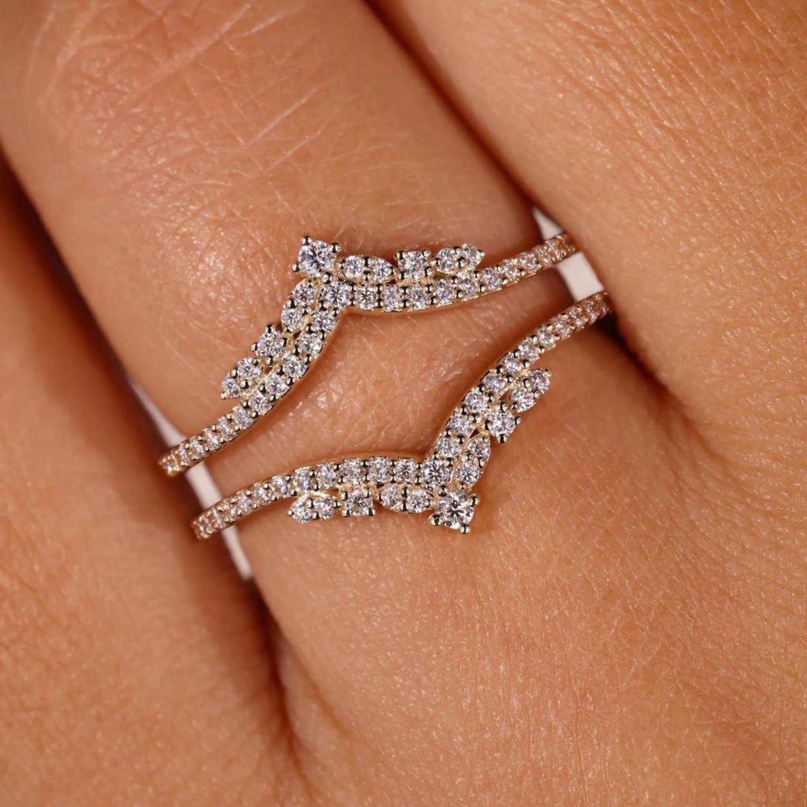 Lab Grown Diamond Ring Enhancer: 0.40ct Round Wedding Band - Etsy