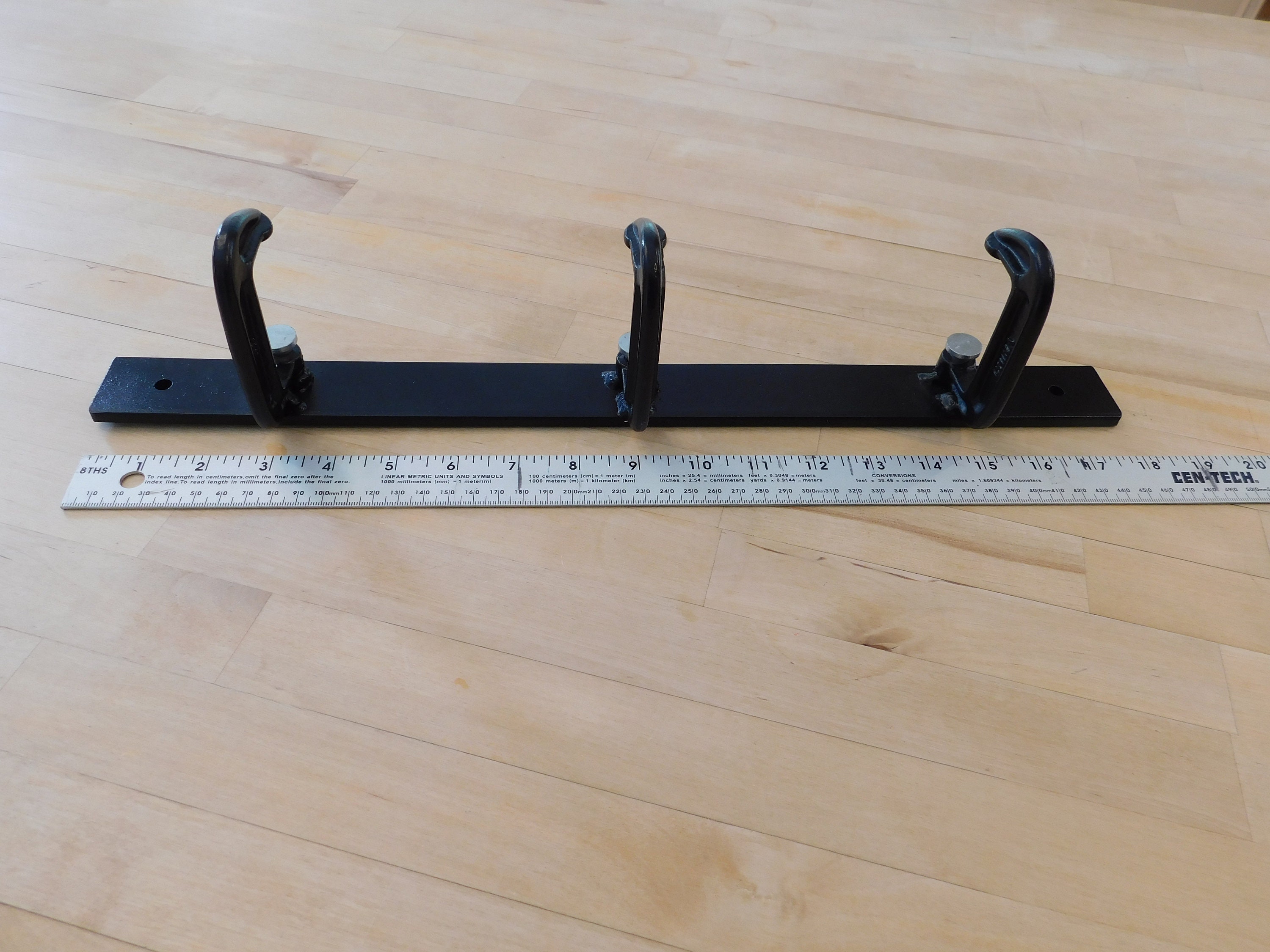 C Clamp Coat Rack 3 Hook From C Clamps Recycled Steel Coatrack for ...