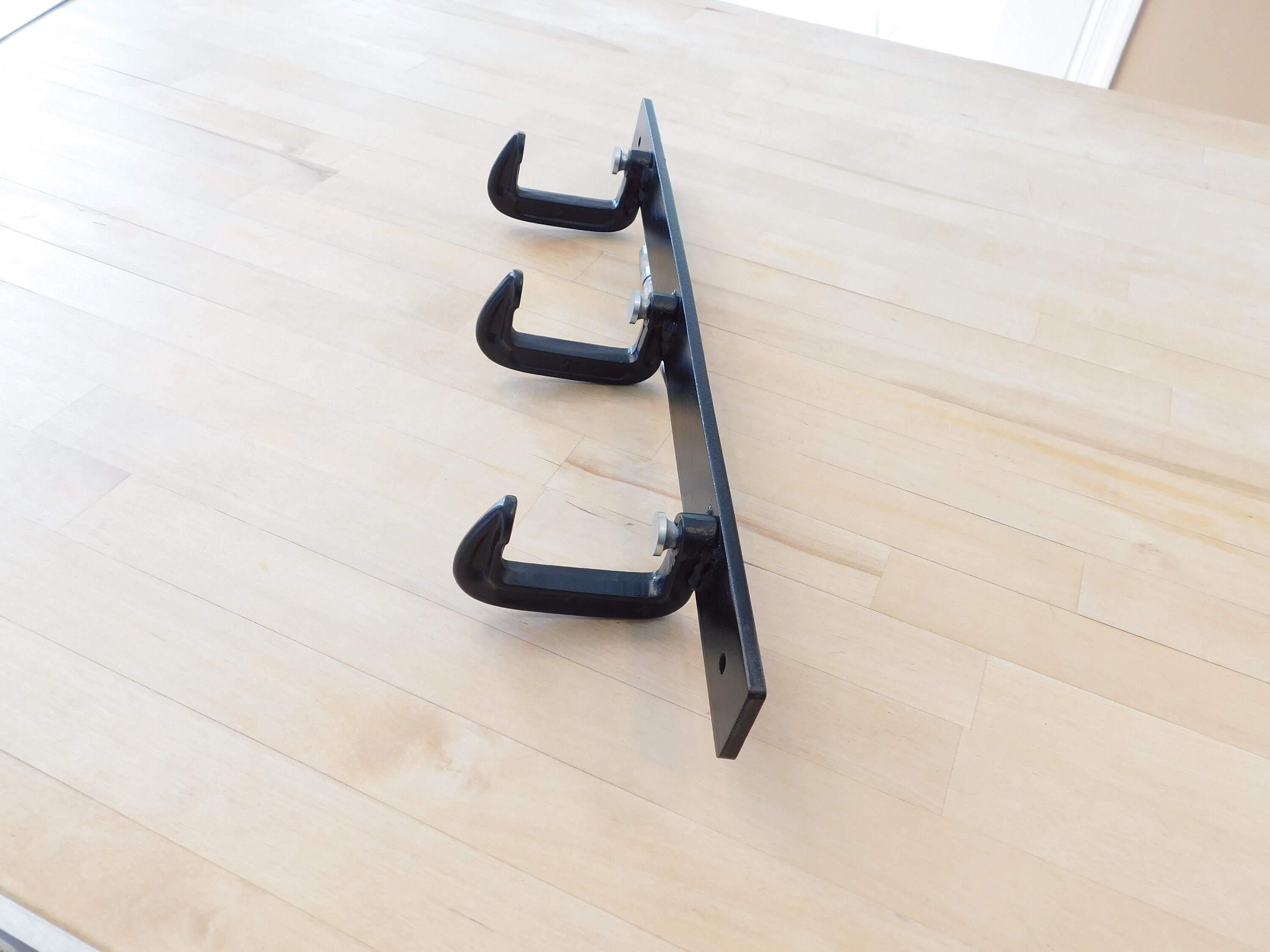 C Clamp Coat Rack 3 Hook From C Clamps Recycled Steel Coatrack - Etsy
