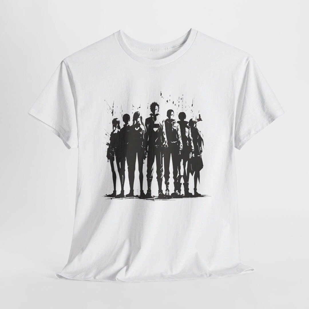 Anime Tshirt, Never Fight Alone Unity Brings Victory Tee, Motivational ...