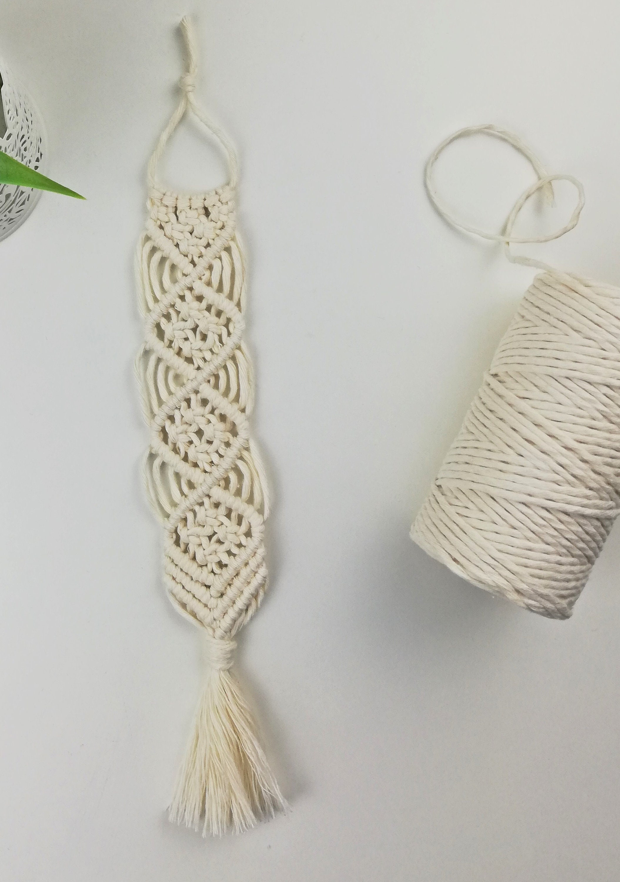 2 Macrame Bookmark Patterns PDF Instant Download Tutorial - Etsy Canada