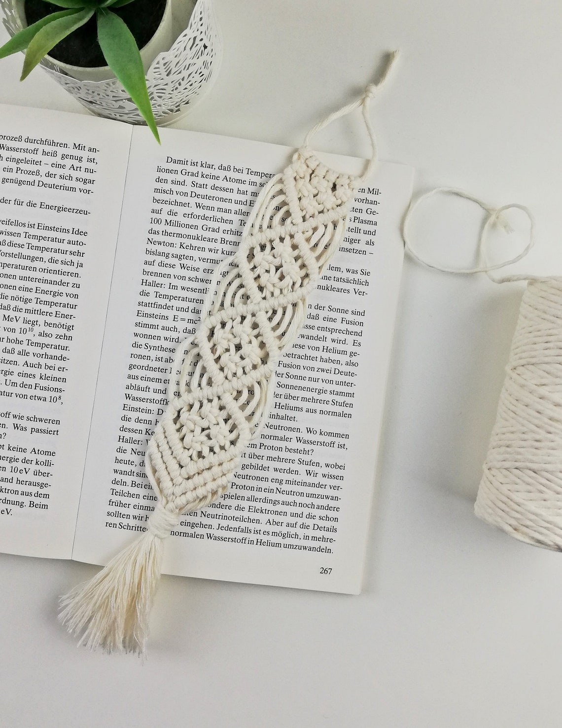 2 Macrame Bookmark Patterns PDF Instant Download Tutorial - Etsy Canada