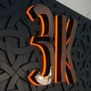 Custom Backlit Sign, 3d Company Logo Signage, Metal Light Business Sign ...