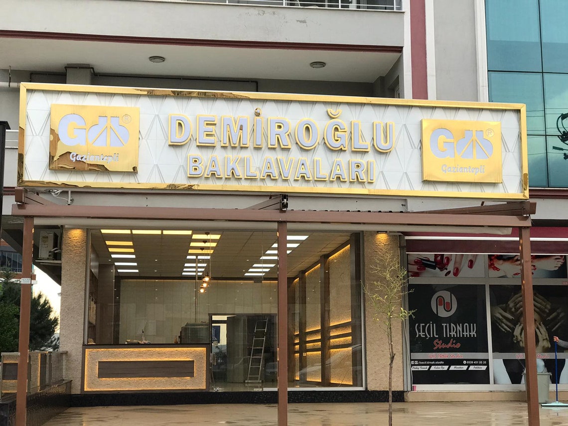 Illuminated Sign Led Business Sign Metal Light Sign Custom - Etsy