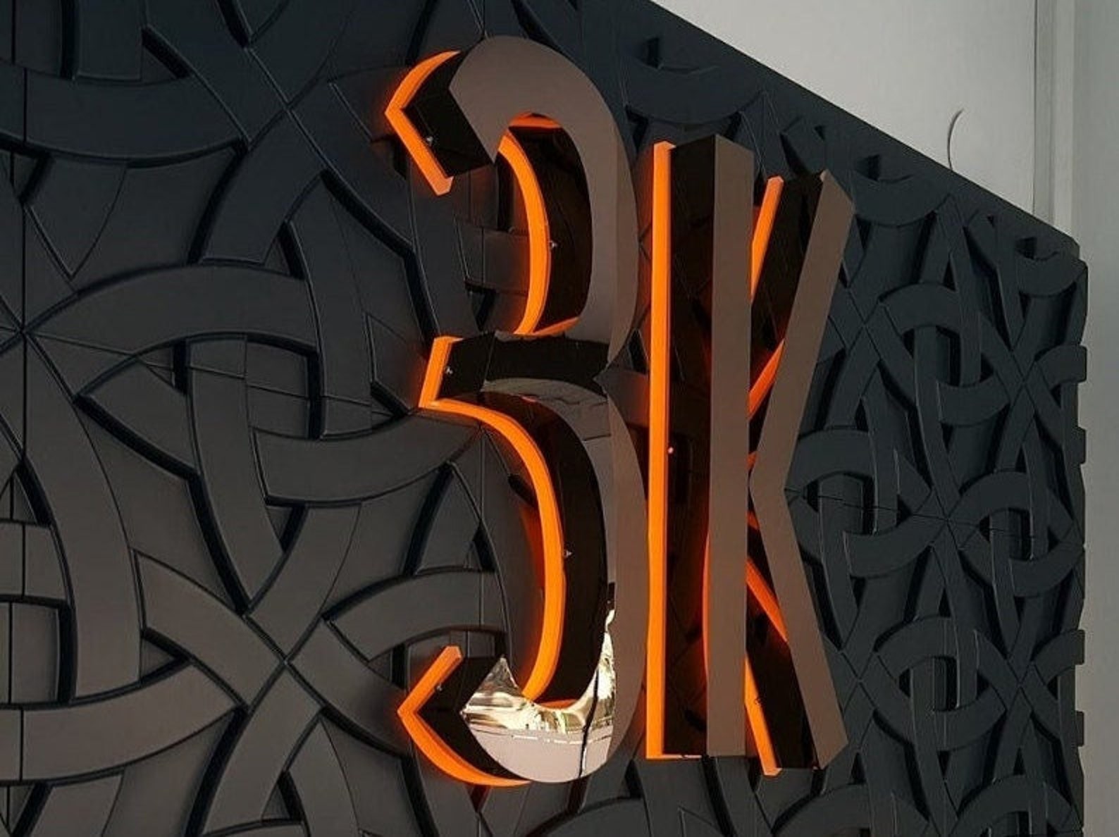 Custom Backlit Sign, 3d Company Logo Signage, Metal Light Business Sign ...