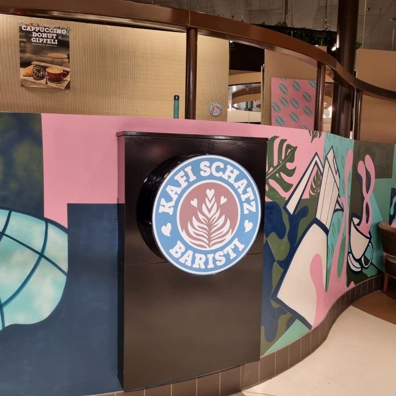 Light Box, Brand Sign, Illuminated Sign, Backlit Box Sign, Restaurant ...