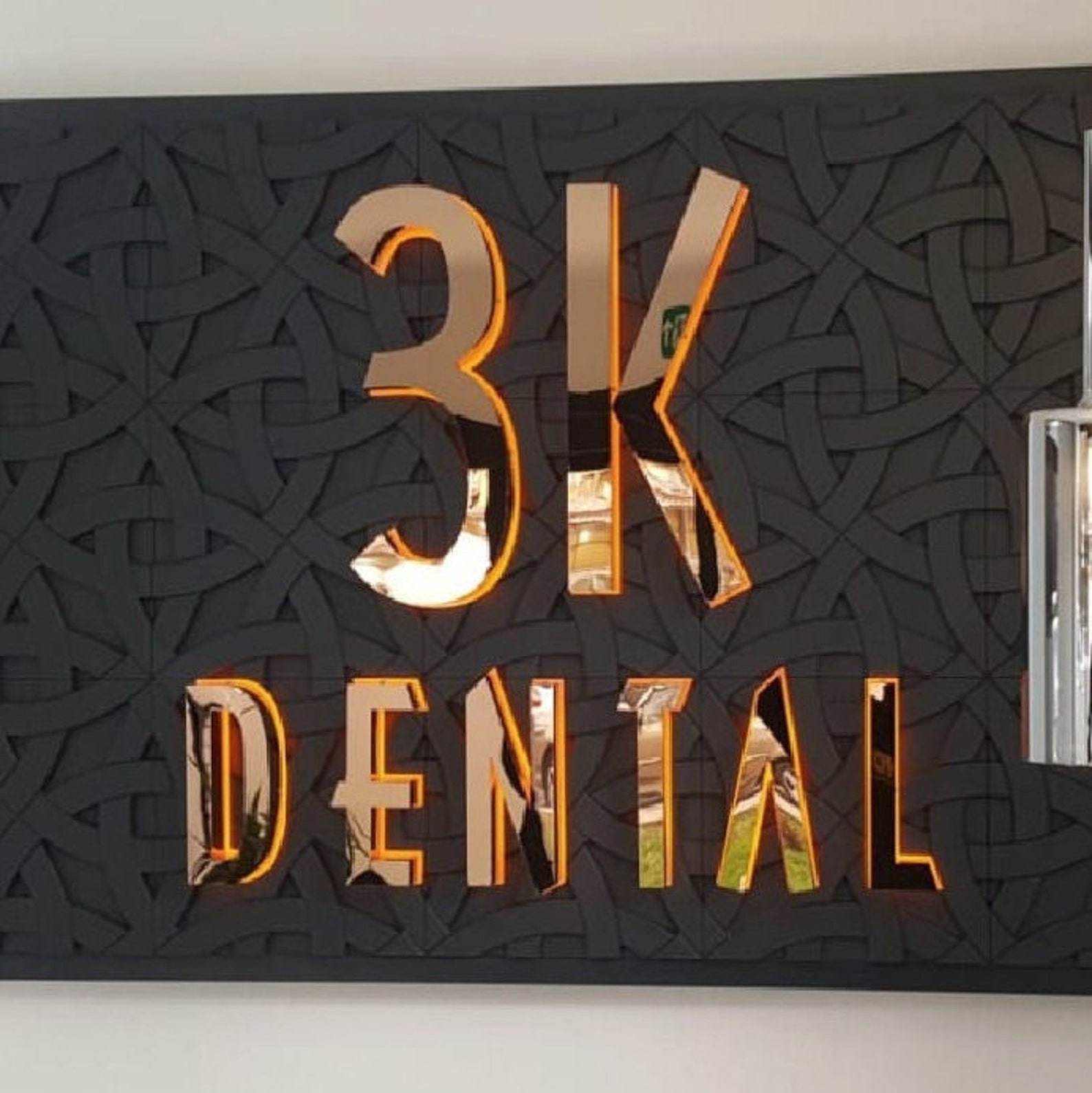 Backlit Sign, 3d Led Logo Custom Signage, Metal Light Custom Business ...