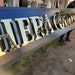 3D Letters Business Outdoor Signs, Backlit Stainless Steel 3D Letter ...