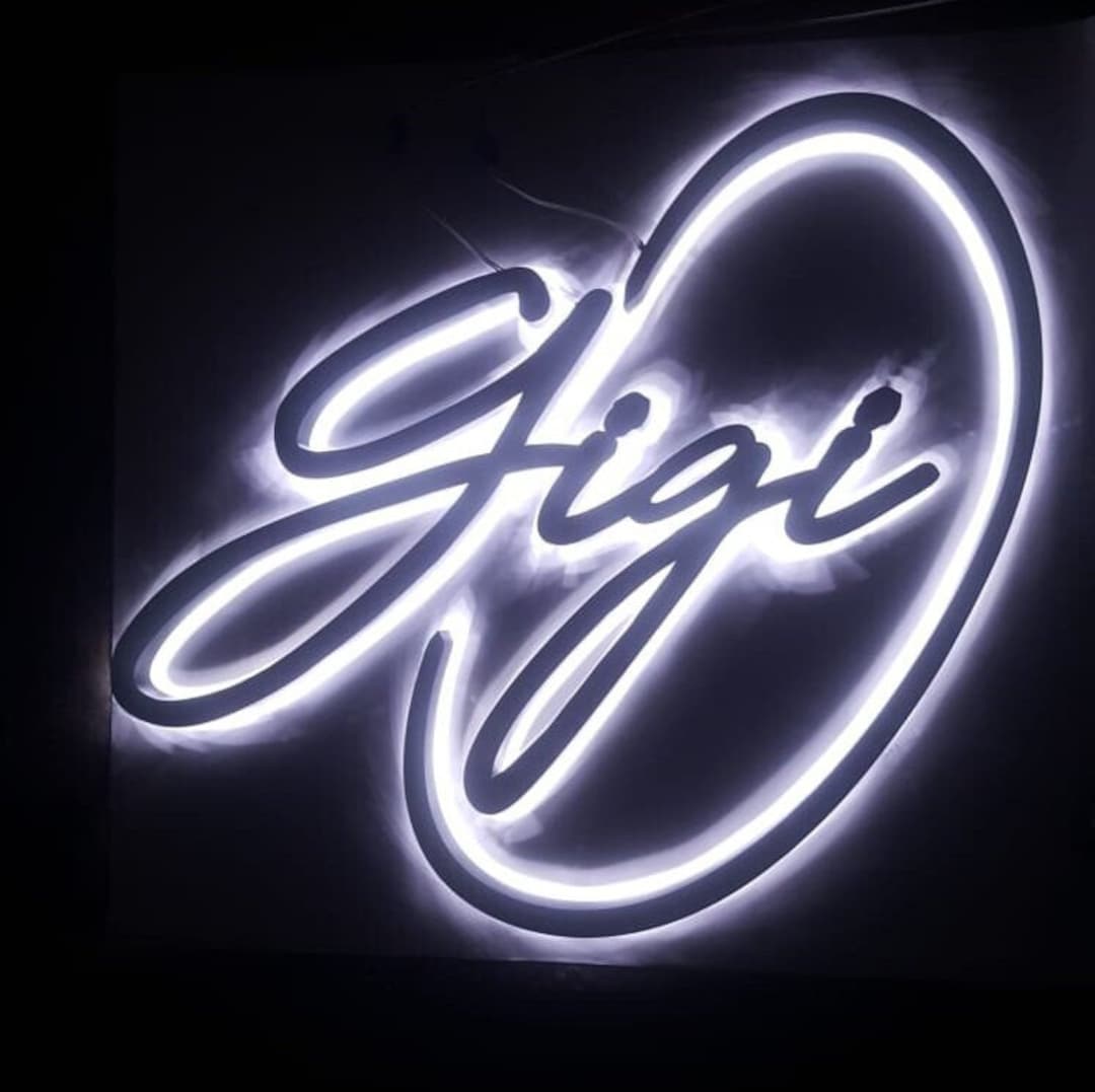 Letrero retroiluminado de metal personalizado / Letrero retroiluminado ...