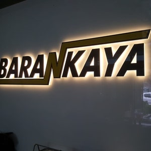 Bar Sign, Backlit Company Sign, 3D Led Logo Custom Sign, Metal Light ...