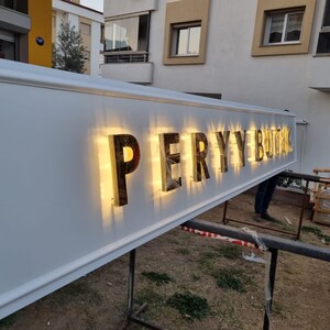 Backlit Company Sign, 3d Led Logo Custom Signage, Metal Light Custom ...