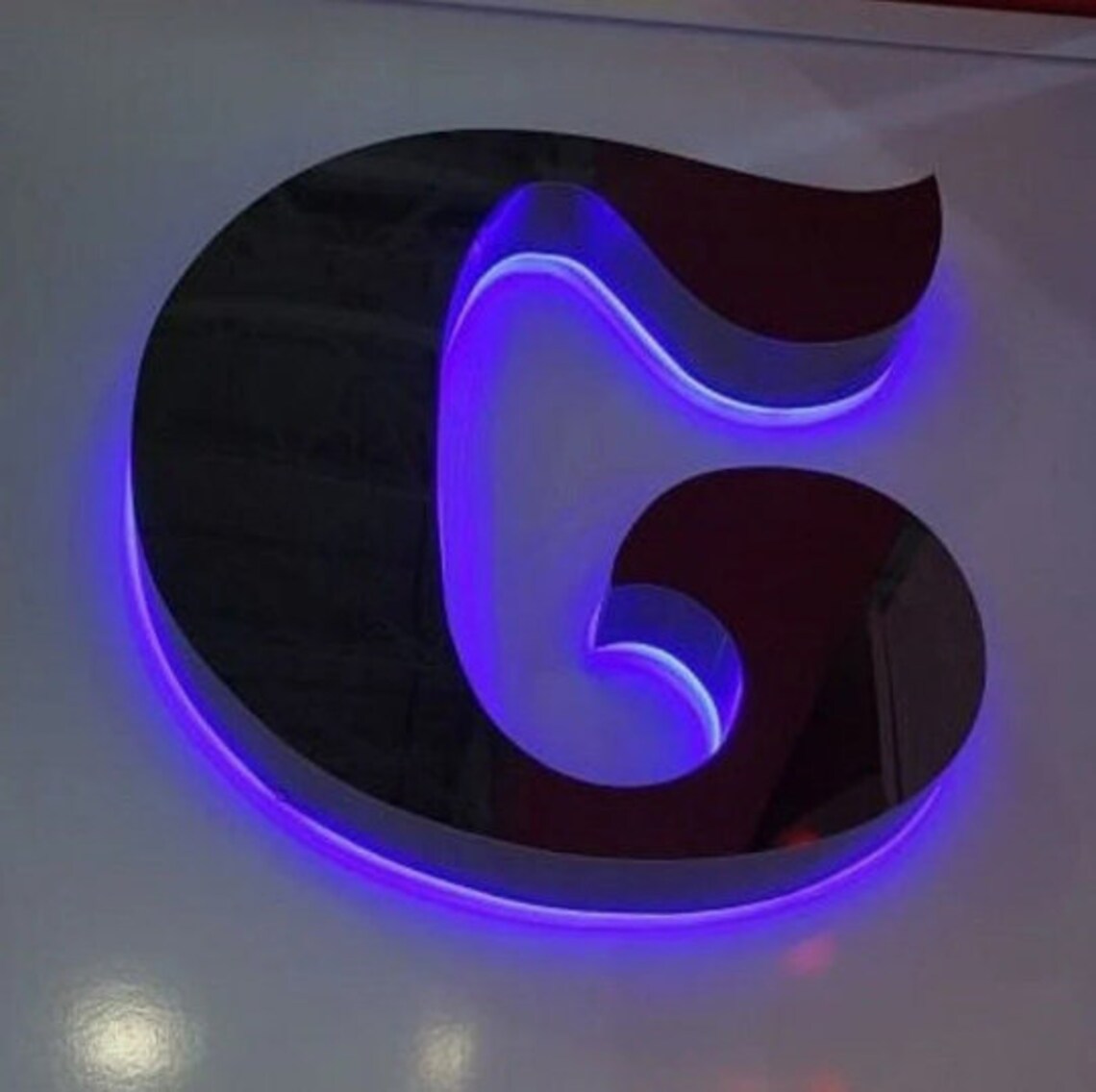 Backlit Company Sign, 3D Led Logo Custom Signage, Metal Light Custom ...