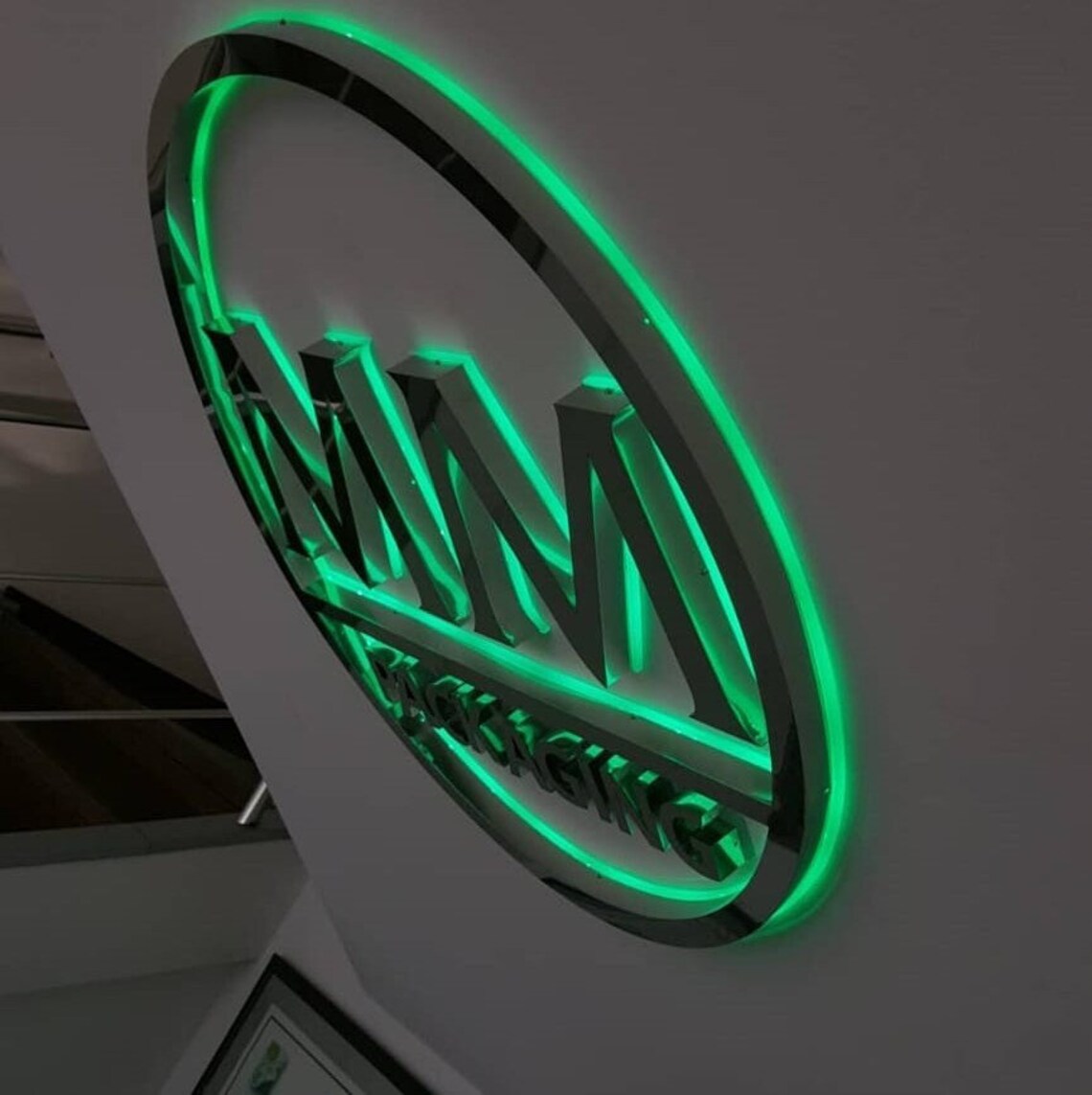 Backlit Sign 3d Led Logo Custom Signage Metal Light Custom - Etsy