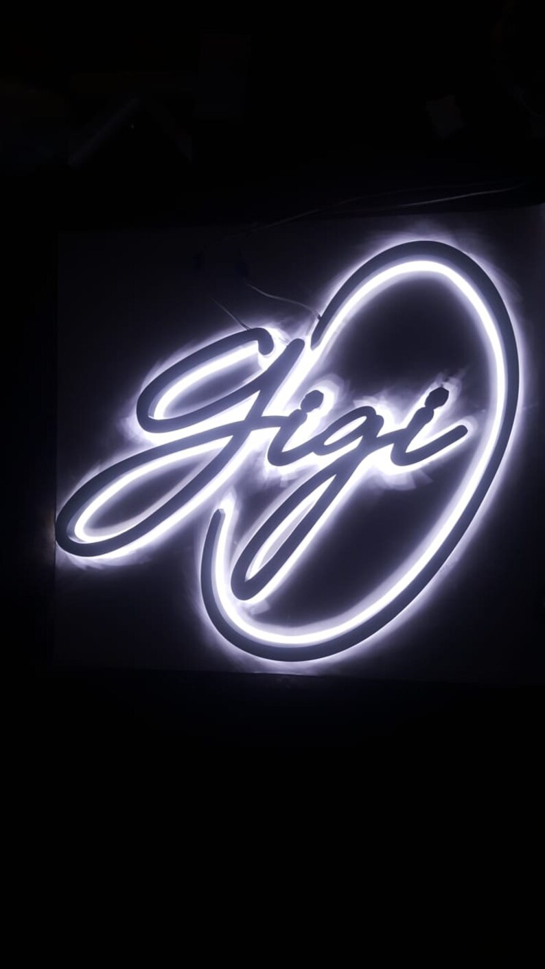 Backlit Company Sign, 3D Led Logo Custom Signage, Metal Light Custom ...