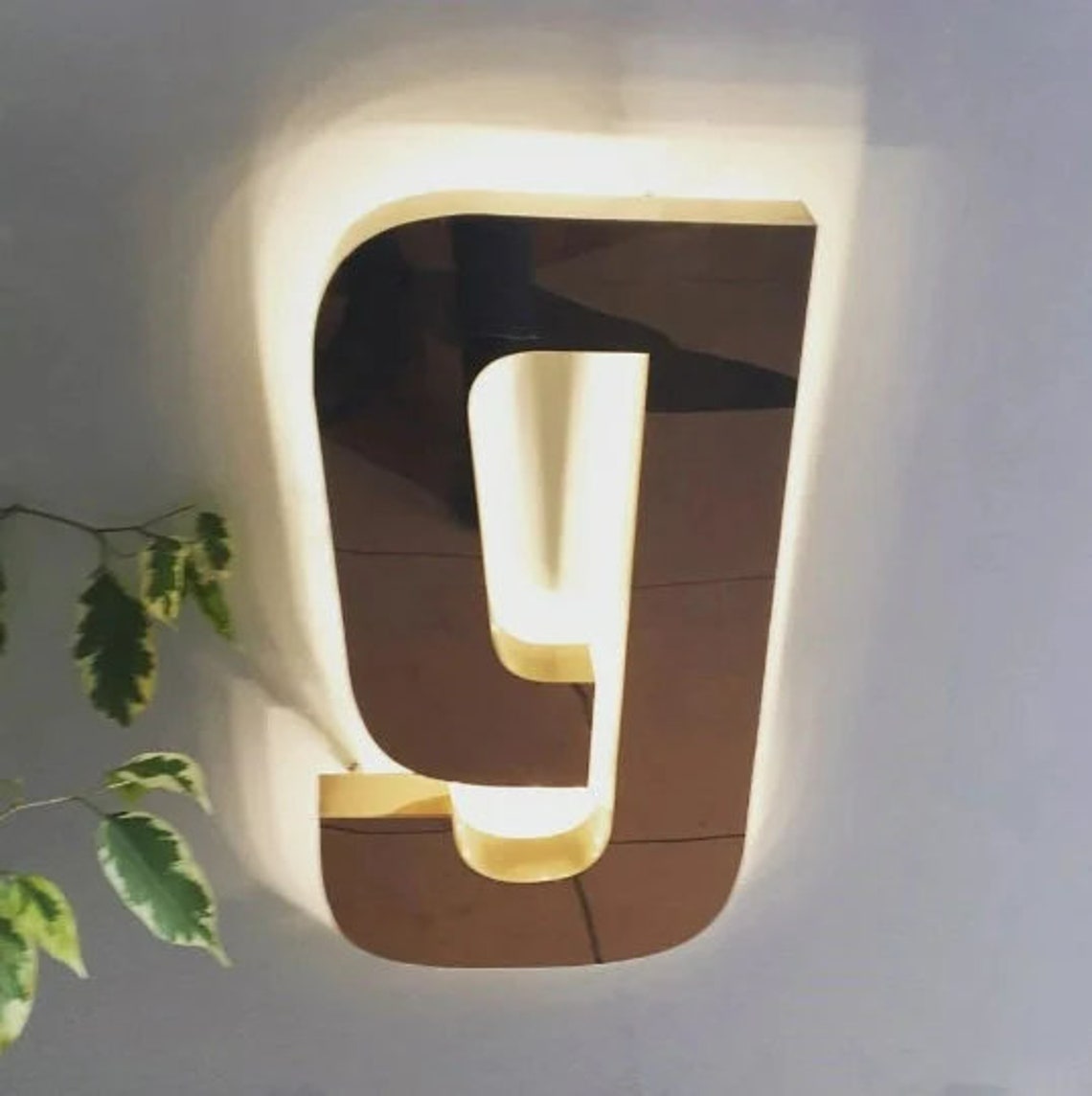 Backlit Company Sign, 3D Led Logo Custom Signage, Metal Light Custom ...