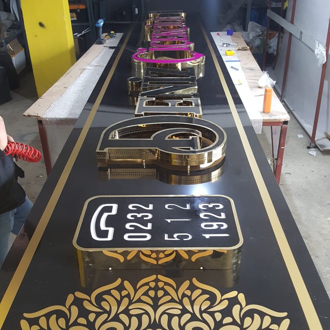 Backlit Sign 3d Led Logo Custom Signage Metal Light Custom - Etsy