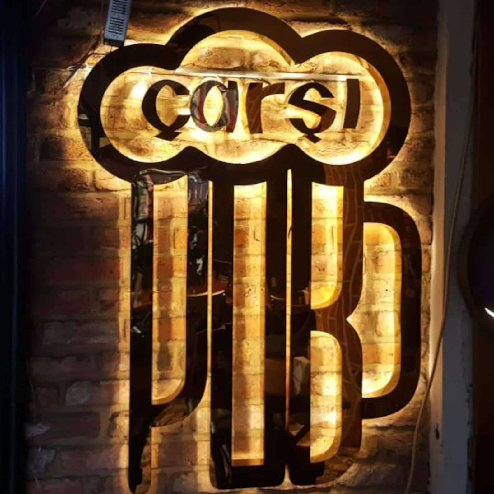 Backlit Company Sign, 3D Led Logo Custom Signage, Metal Light Custom ...