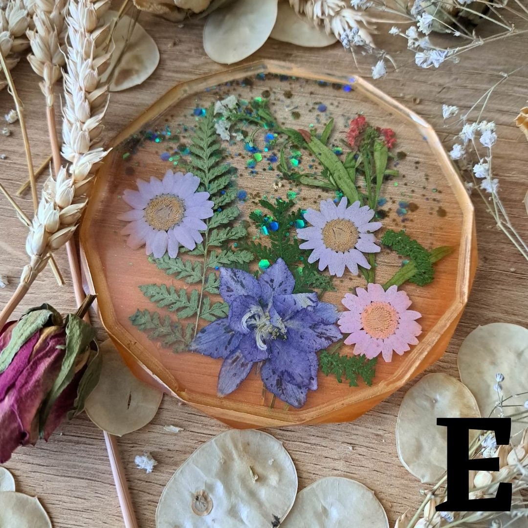 Coasters pressed Flower Coasters dried Flower Coasters - Etsy UK