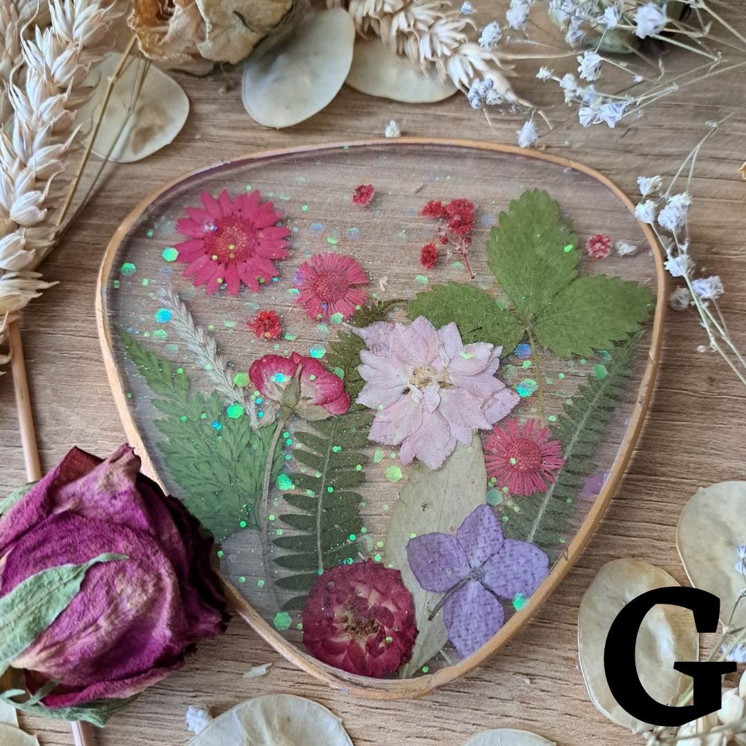 Coasters pressed Flower Coasters dried Flower Coasters resin Coasters ...