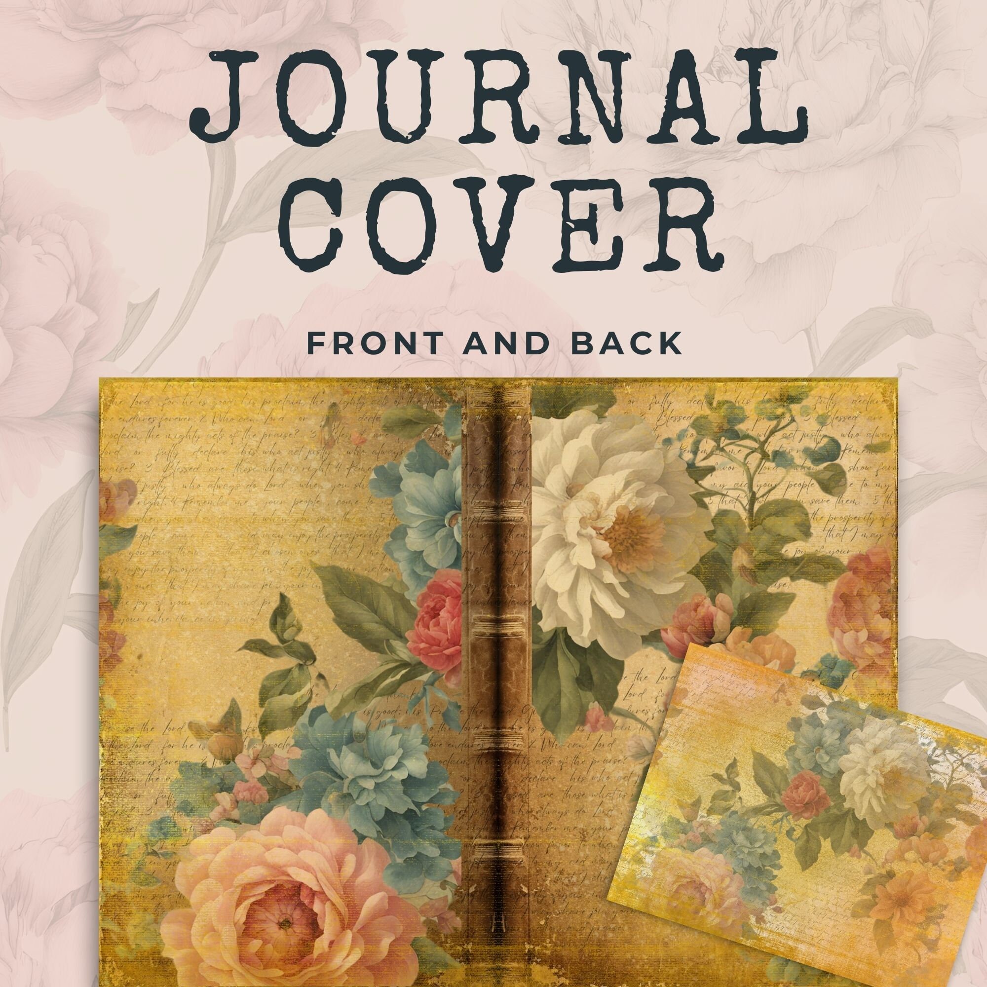 Psalms of Praise Distressed Junk Journal Printable Pages | Digital ...
