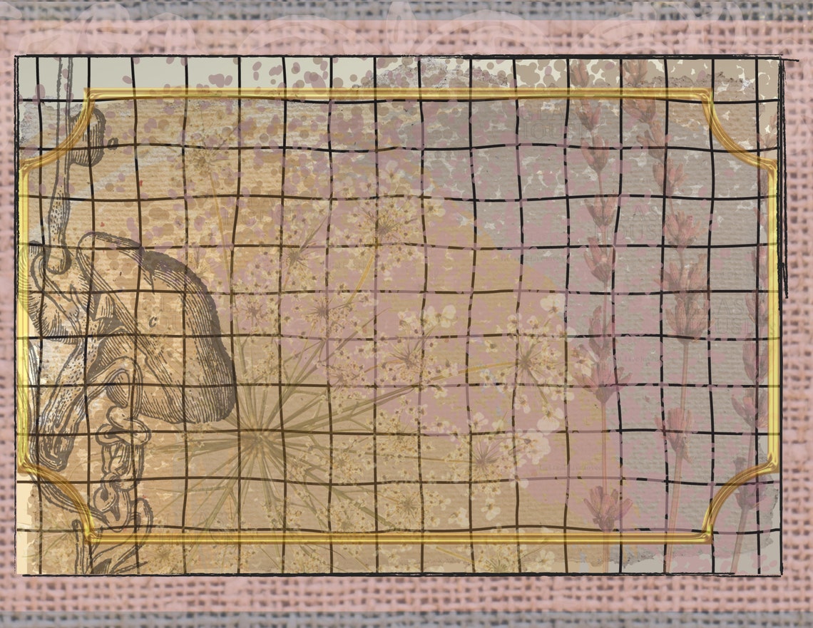 Grungy Grids Junk Journal Printable Pack Distressed Digitals - Etsy