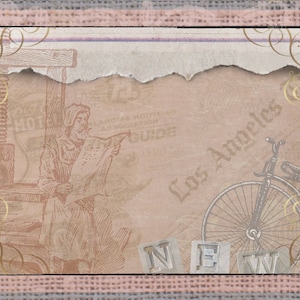 Tattered Newspaper Junk Journal Printable Pages | Vintage Newspaper ...