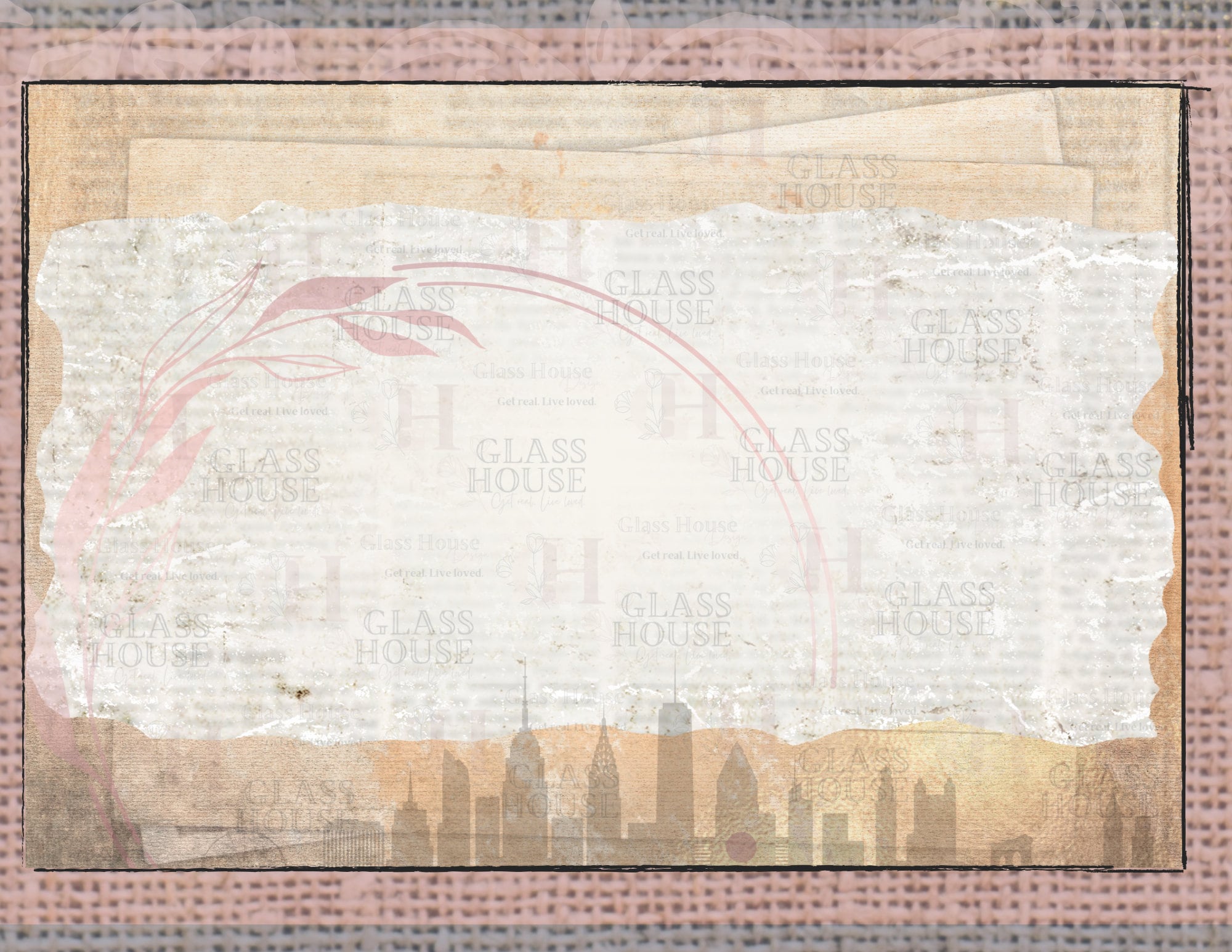 Tattered Newspaper Junk Journal Printable Pages | Vintage Newspaper ...