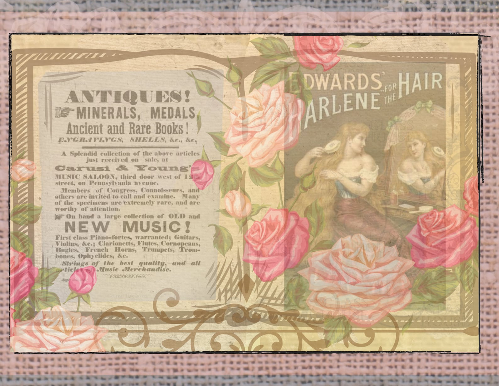 Tattered Newspaper Junk Journal Printable Pages | Vintage Newspaper ...