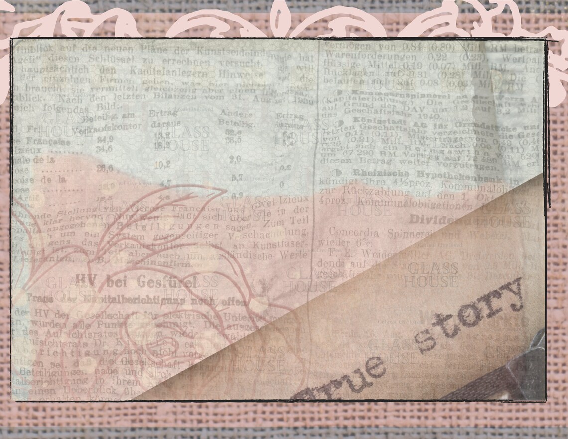 Tattered Newspaper Junk Journal Printable Pages | Vintage Newspaper ...